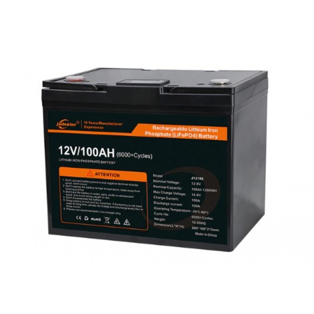Літій залізо-фосфатний акумулятор LiFePO4 12v 100ah
