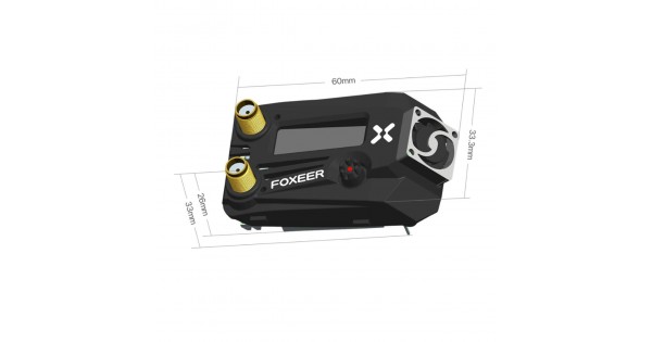 Видеоприемник (VRX) Foxeer WildFire 5.8GHz 72CH Black