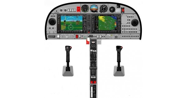 Кабина Diamond DA42 TwinStar 24" cockpit poster - buy in Kyiv, price in ...