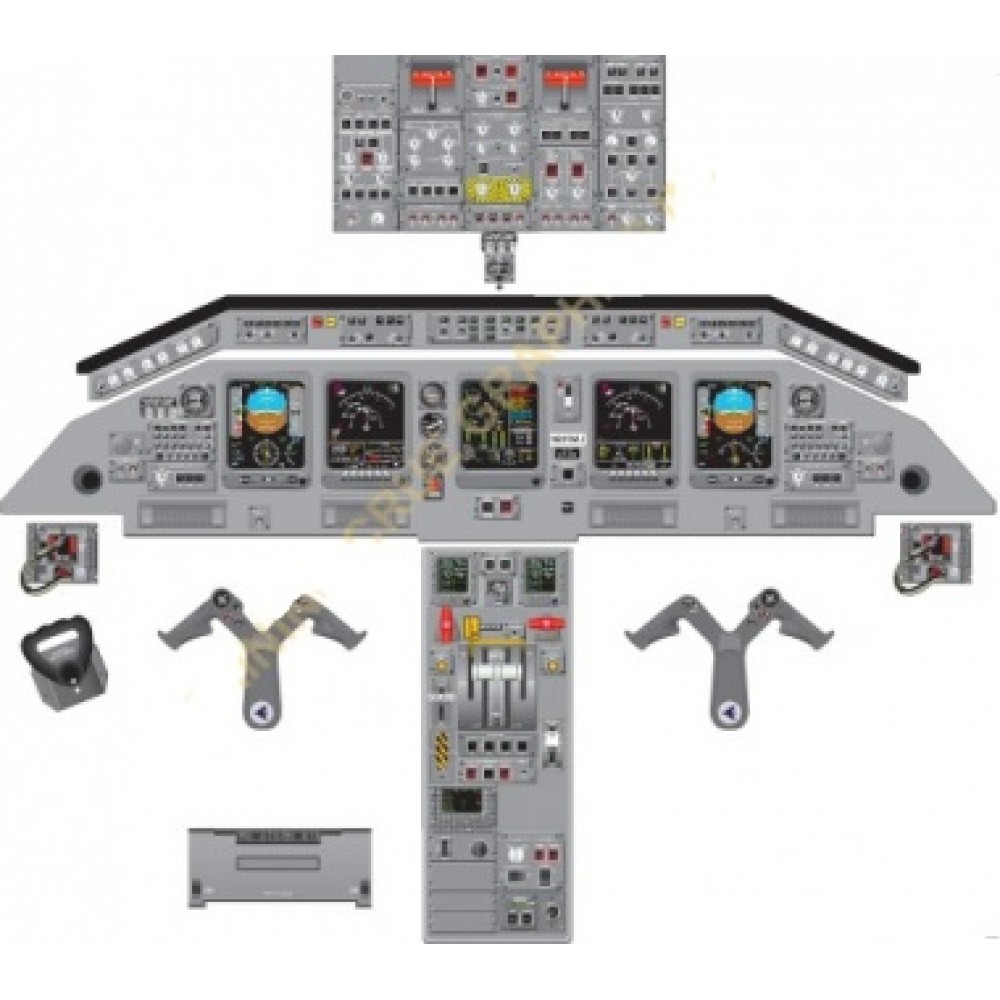 Кабина Embraer ERJ 145 Cockpit poster - buy in Kyiv, price in Ukraine ...