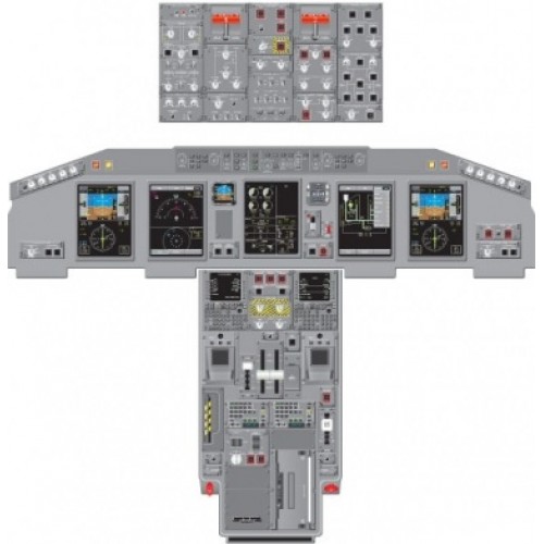 Кабина Embraer ERJ 145 Cockpit poster - купить в Киеве, цена в Украине ...