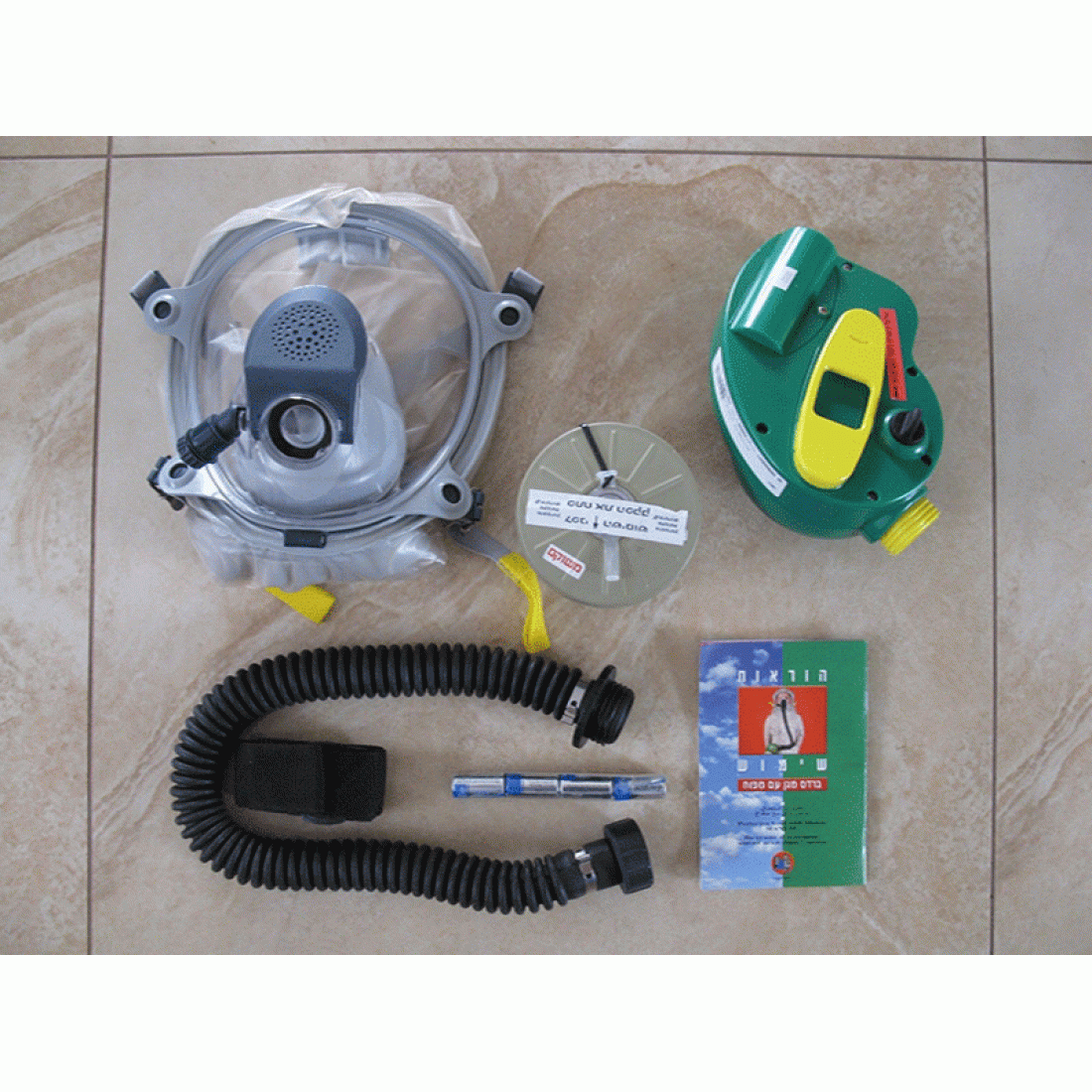 Противогаз Gas Mask (Hood)Safe Masks Survival Kit + Blower (Pump ...